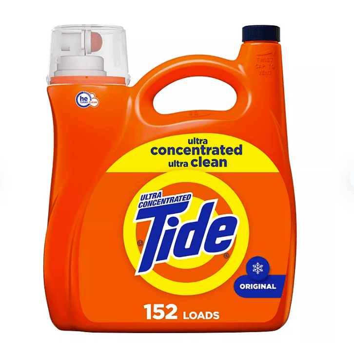Tide Ultra Concentrated Liquid Laundry Detergent, Original (152 loads ...