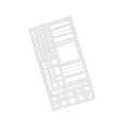 Reusable Grids Guide Calendar Template Ruler For Weekly Monthly ...