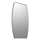 MacLuu Oblong Metal Wall Mirror 24" x 36" - Silver - Walmart.com