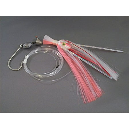 Blue Water Candy Skirted Ballyhoo Rig with 130-Pound Mono Line, Pink ...