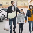 FUTUREORYY Breathable White Pet Carrier Bag Canvas Cat Sling for ...