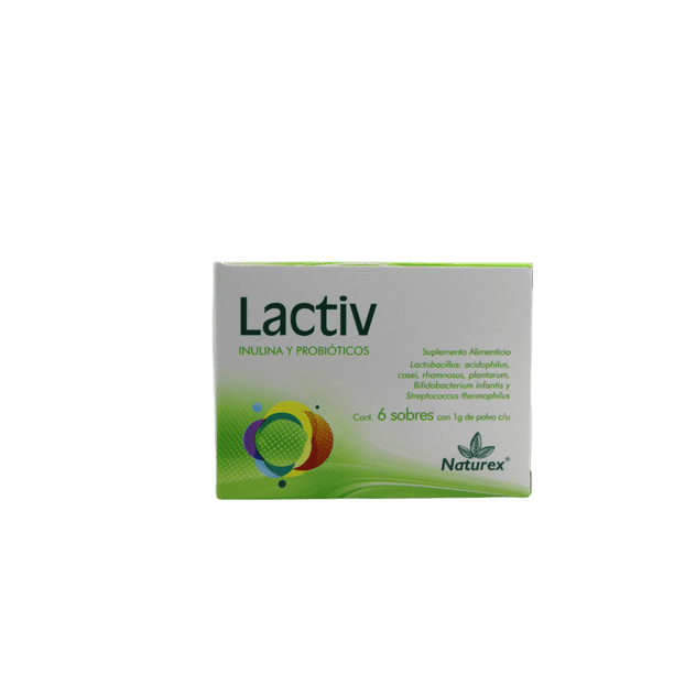 Suplemento alimenticio LACTIV NATUREX inulina-probióticos EN POLVO EN ...