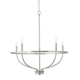 Free Shipping! Capital Lighting 428551 Greyson 5 Light 29" Wide Taper Candle Chandelier - Black ...