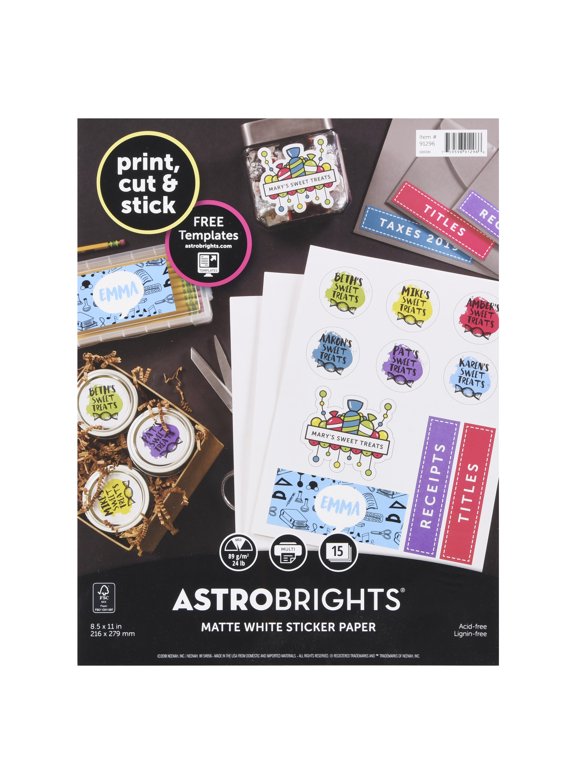 Sticker Paper in Craft Paper - Walmart.com