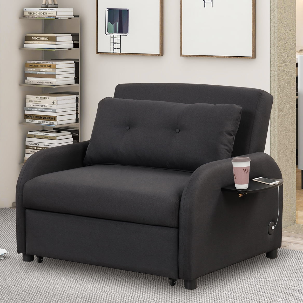 Canddidliike Pull Out Sofa Sleeper 3 in 1, Couch Sleeper with 2 Wing ...