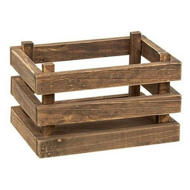 Cheungs Rustic Farmstead Light Gray Wooden Crate Set - Walmart.com