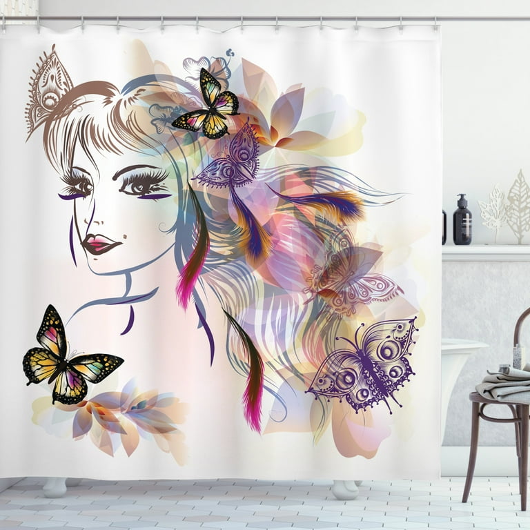Shower Curtain Drawing