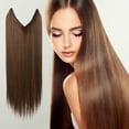 Jrocdr Hair Extensions Secret Hidden Wire In Real Long Thick Straight Curly Headband For Women