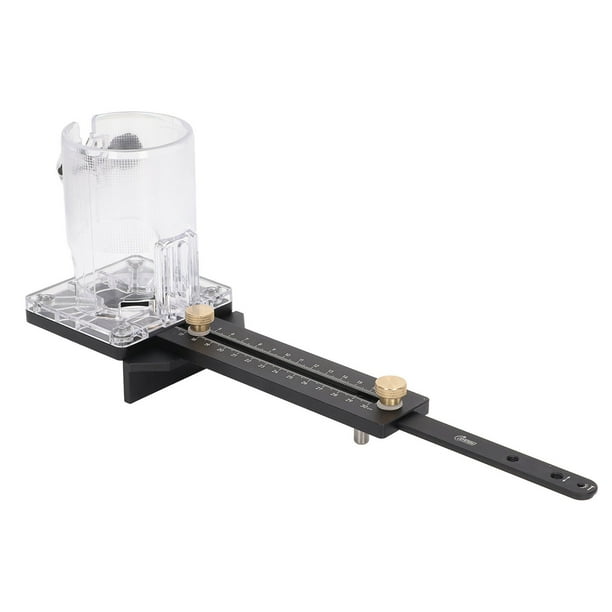 Router Circle Cutter Jig, 2 Positioning Holes Wood Trimmer Router Base ...