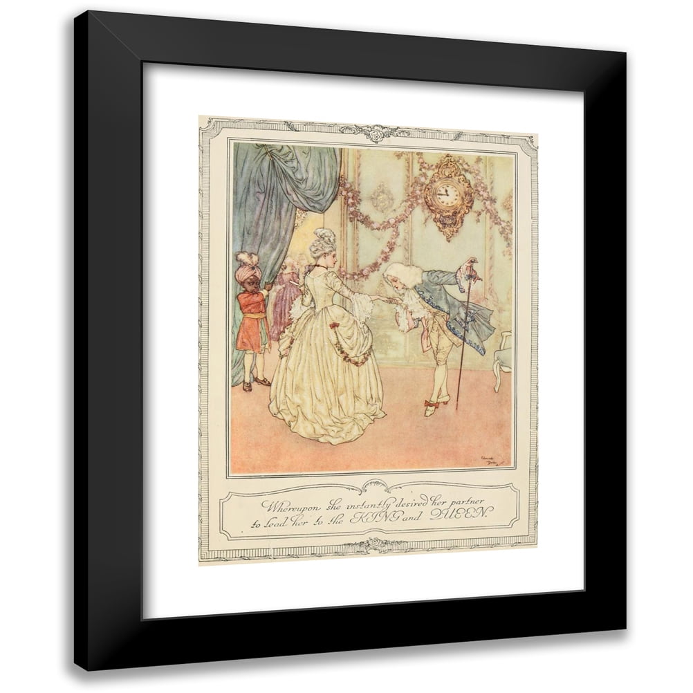Edmund Dulac 11x14 Black Modern Framed Museum Art Print Titled ...