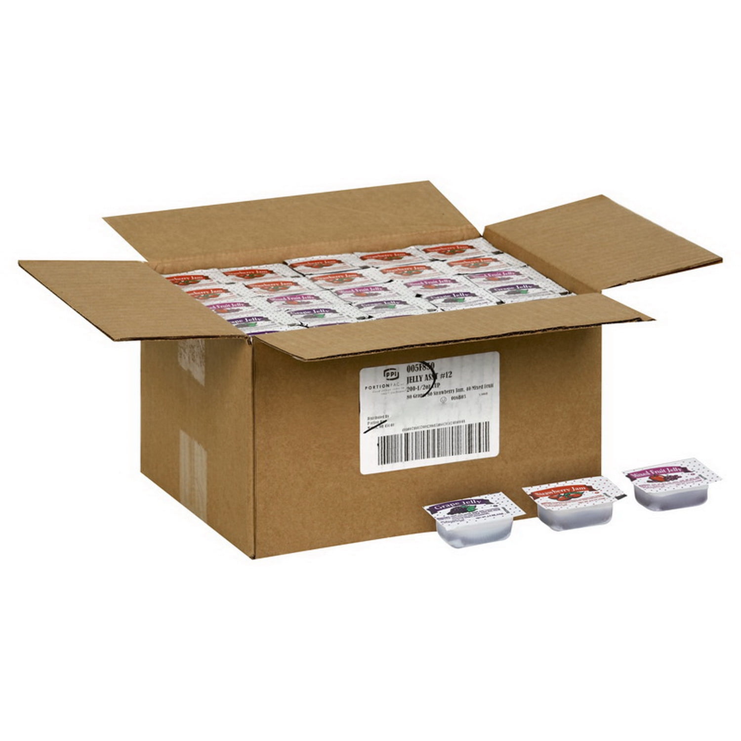 (Price/Case)Portion Pac 00716037001216 Jelly Flavor #12 200-.5 Ounce ...