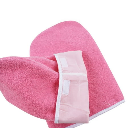 Paraffin Wax Bath Terry Cloth Gloves Heat Therapy Spa Treatment Tanning ...