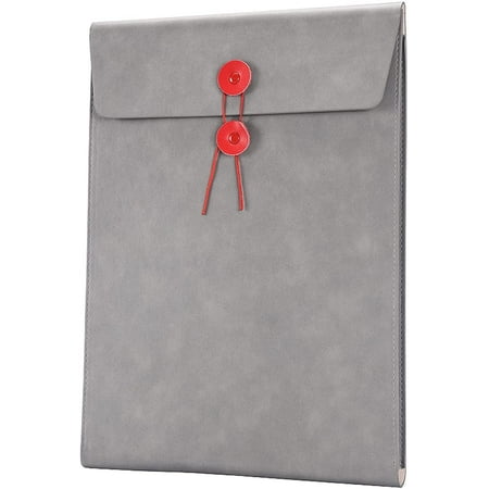 PU Leather A4 File Folder Document Holder Filing Envelope Project File ...