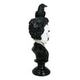 Gothic Day of The Dead Edgar Allan Poe Bust With Quoth The Raven Crow ...