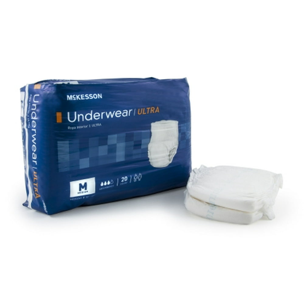 McKesson Ultra Adult Pull On Medium Disposable Heavy Absorbency ...