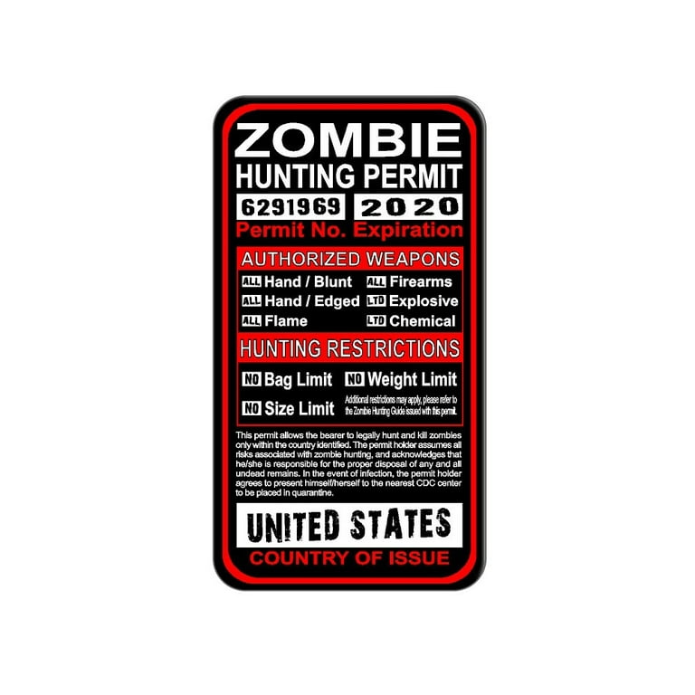 Zombie Hunter License