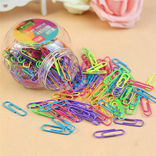 Colored Small Paper Clips Vinyl Coated Coideal 200 Pack 28mm Assorted colored-small-paper-clips-vinyl-coated-coideal-200-pack-28mm-assorted