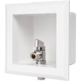 Toilet Outlet Box, Pre-assembled,1/4-Turn Angle Valve Pex-A Expansion 1 ...