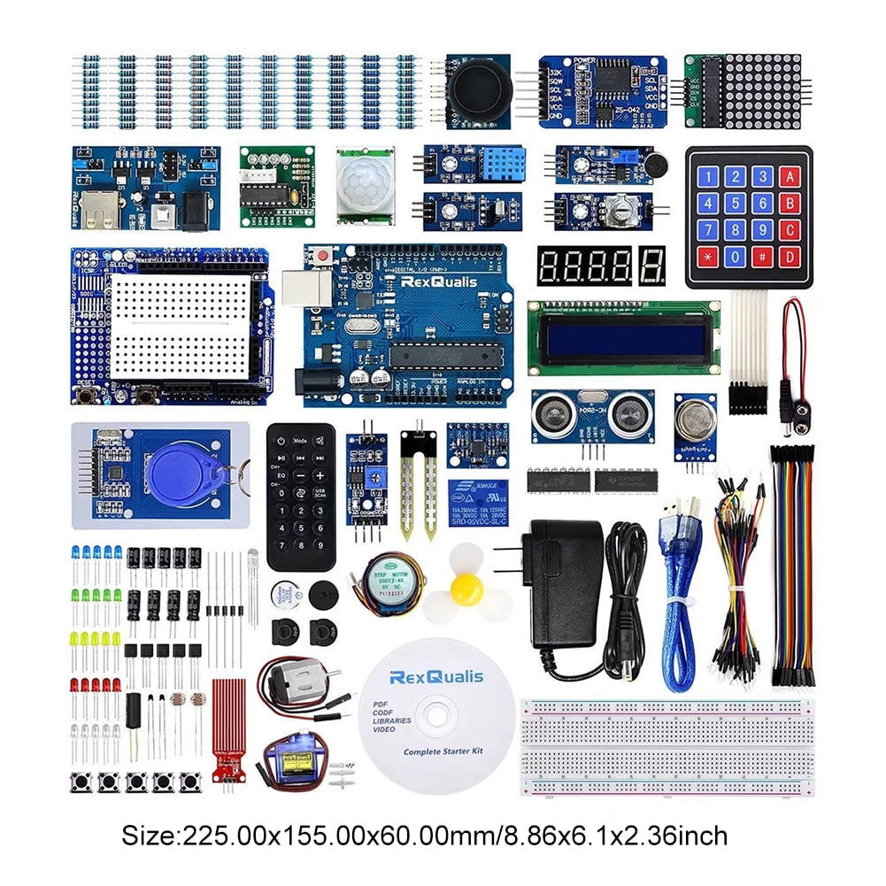 Para R3 el kit de inicio más completo con tutorial Arduino UNO Arduino IDE | Walmart en línea