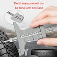 SIEYIO 0-25mm Auto Car Wheel Tread Depthometer Depth Indicator Ruler ...