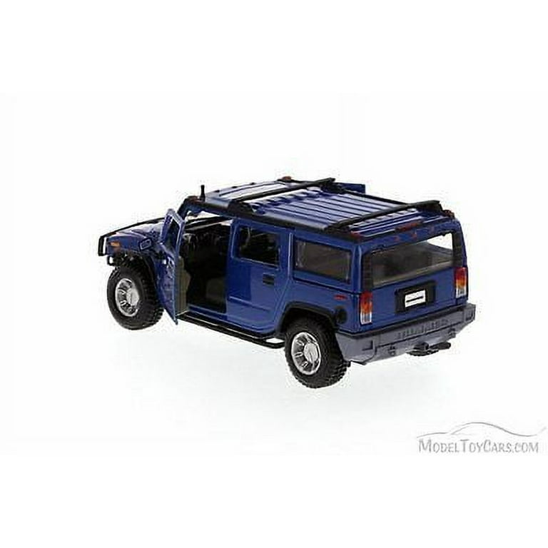 Blue Hummer Car