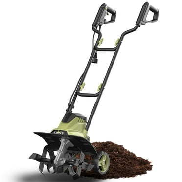 BILT HARD Electric Tiller Cultivator 14 inch, 10 Amp 4 Steel Tines ...
