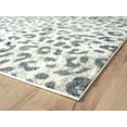 Abani Casa Collection Grey Cream 8' x 10' Leopard Print Modern Area Rug ...