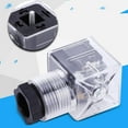 5pcs Hydraulic Solenoid Coil Valve Plug with Lamp Transparent Universal AC 220V - Walmart.com