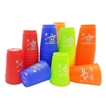 Quick Stack Cups - Set of 12 Sport Stacking Cups - By Trademark ...