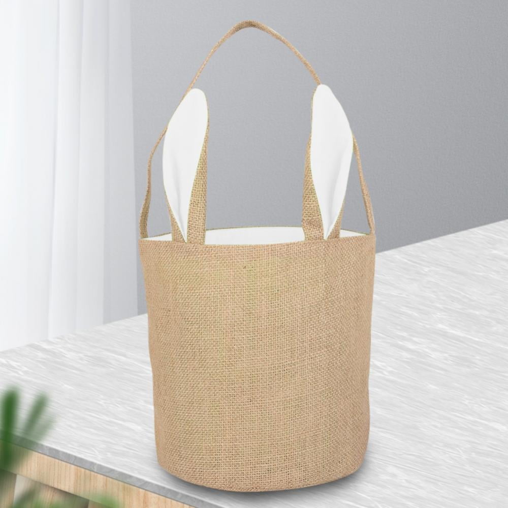 Easter Bunny Bag & Basket for Egg Hunts, Children's Tote Handbag ...