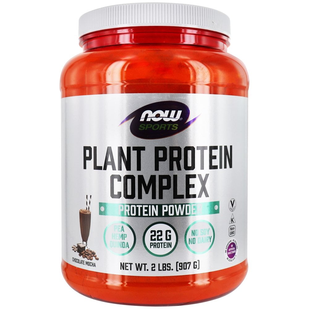 NOW Foods - NOW Sports Plant Protein Complex Powder Chocolate Mocha - 2 ...