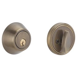 Dexter by Schlage JD60V609 Single-Cylinder Deadbolt, Antique Brass ...
