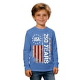 Boys Tops Letter Pattern Prints Stylish Boys Clothing,Blue,5-6 Years ...