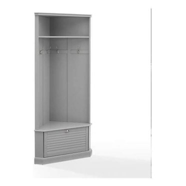 Ameriwood Home Wildwood Wood Veneer Entryway Hall Tree with Bench, Espresso - Walmart.com