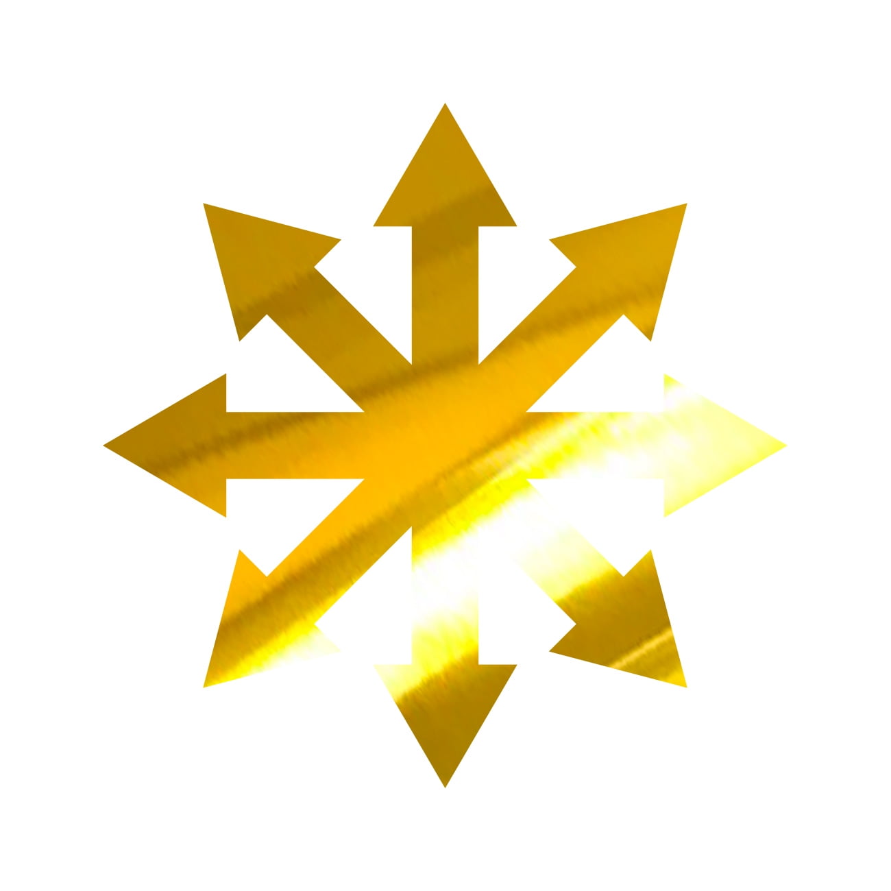 Chaos Symbol Sticker Decal Die Cut - Self Adhesive Vinyl - Weatherproof ...