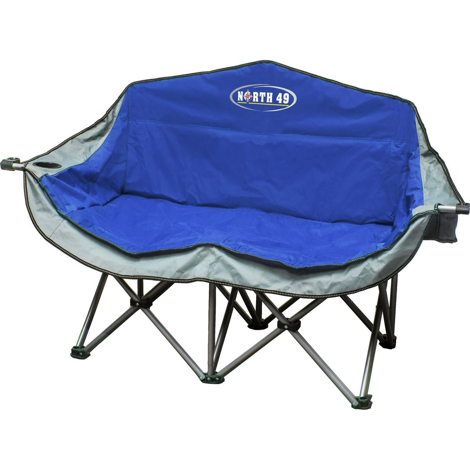 Click here for North 49 Deluxe Camping Chair - Folding Loveseat prices
