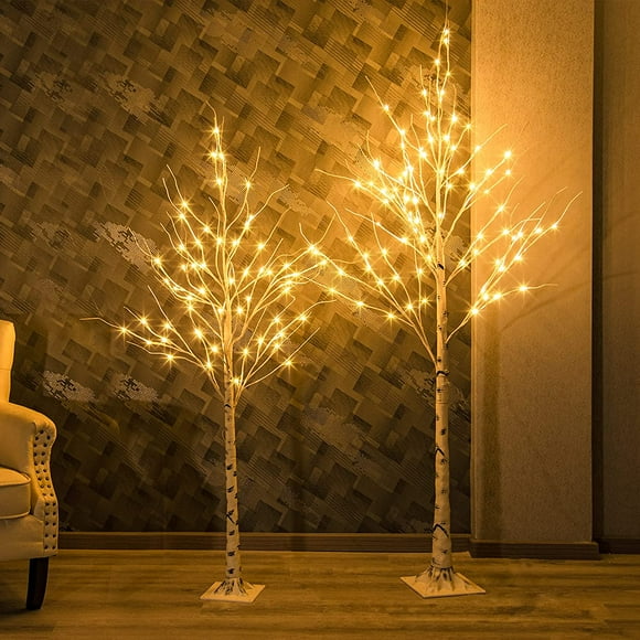 Lighted Indoor Trees