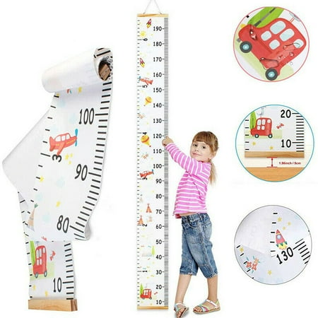 Children's ruler hanging picture forest cartoon nursery tree wall ...