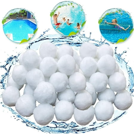 SHTUUYINGG 200g Swimming Pool Filter Balls, Filter Balls, Fiber Filter ...