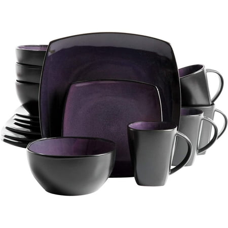 16 Piece Soho Lounge Purple Dinnerware Set, Purple | Walmart Canada