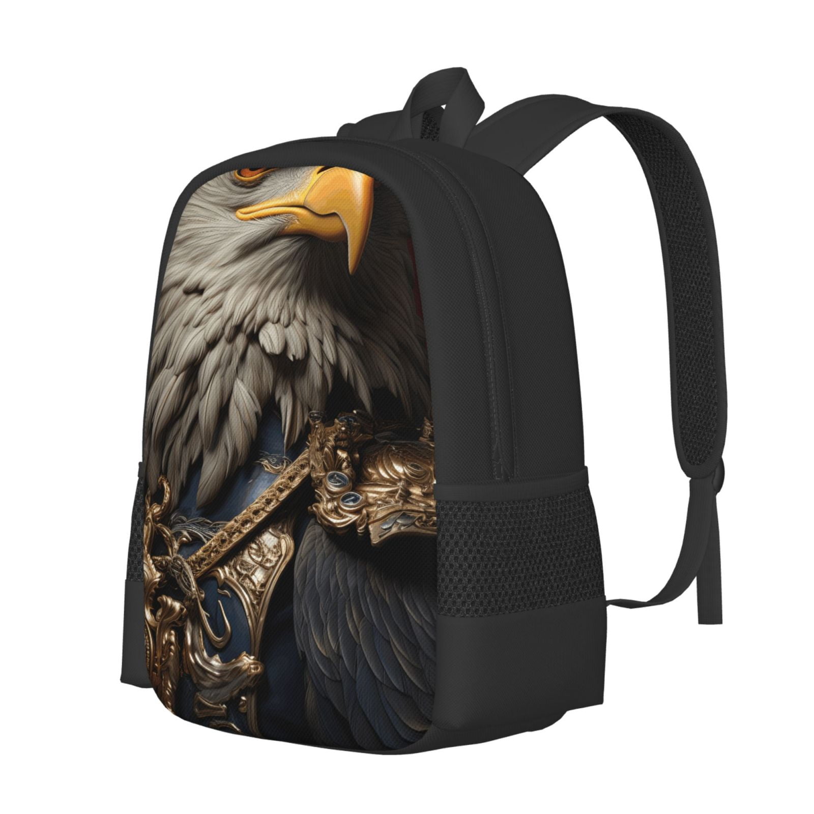 Easygdp Noble Style Bald Eagle Mochila de Gran Capacidad Minimalista ...