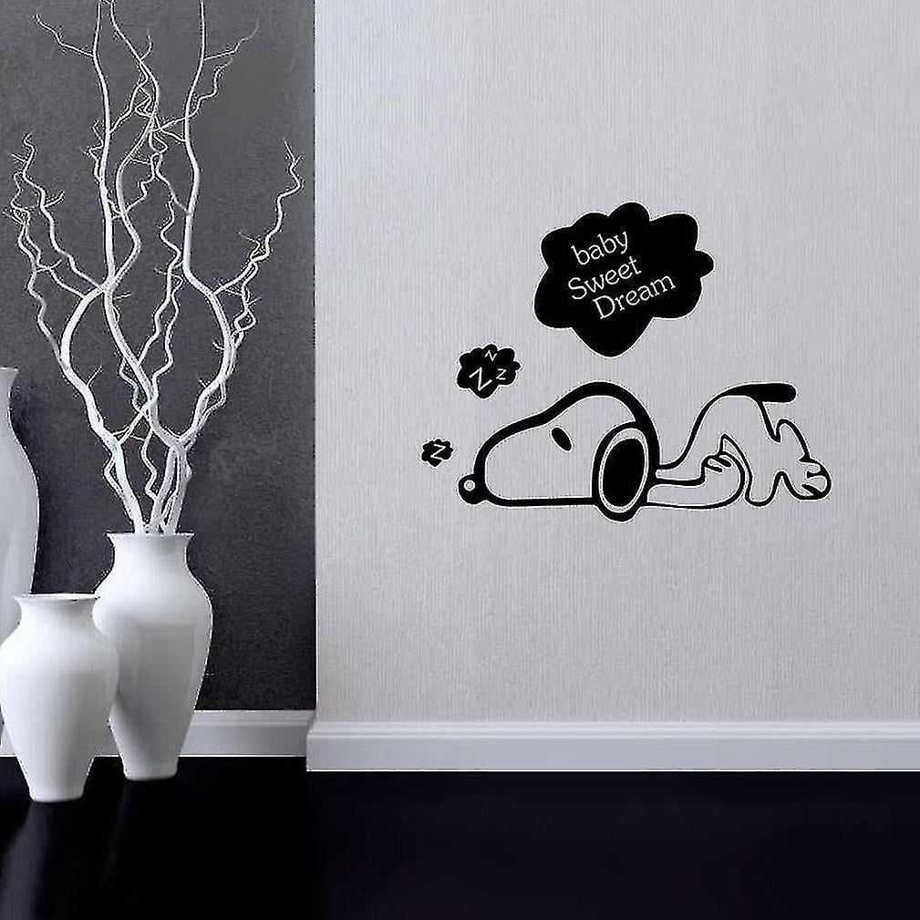 Pegatinas de pared Snoopy oso de fresa Calcomanías decorativas ...