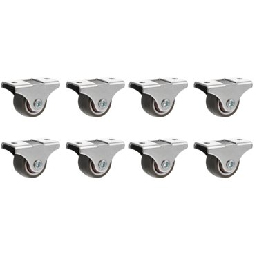 HOLKIE 1.5inch Heavy Duty Swivel Caster Wheels,(4 pack)Small Swivel ...