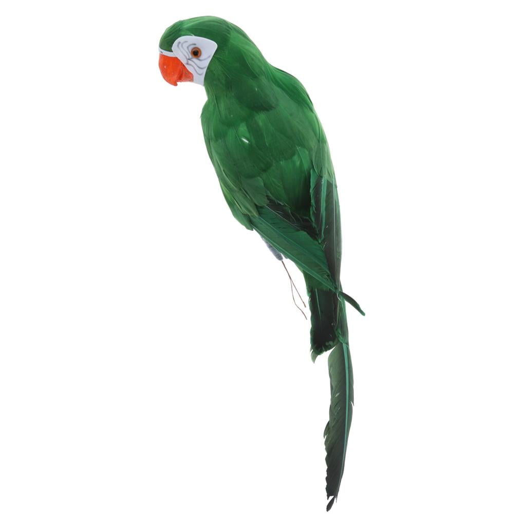 Click here for Bunblic Artificial 45cm Green Parrot Ornament Bird... prices