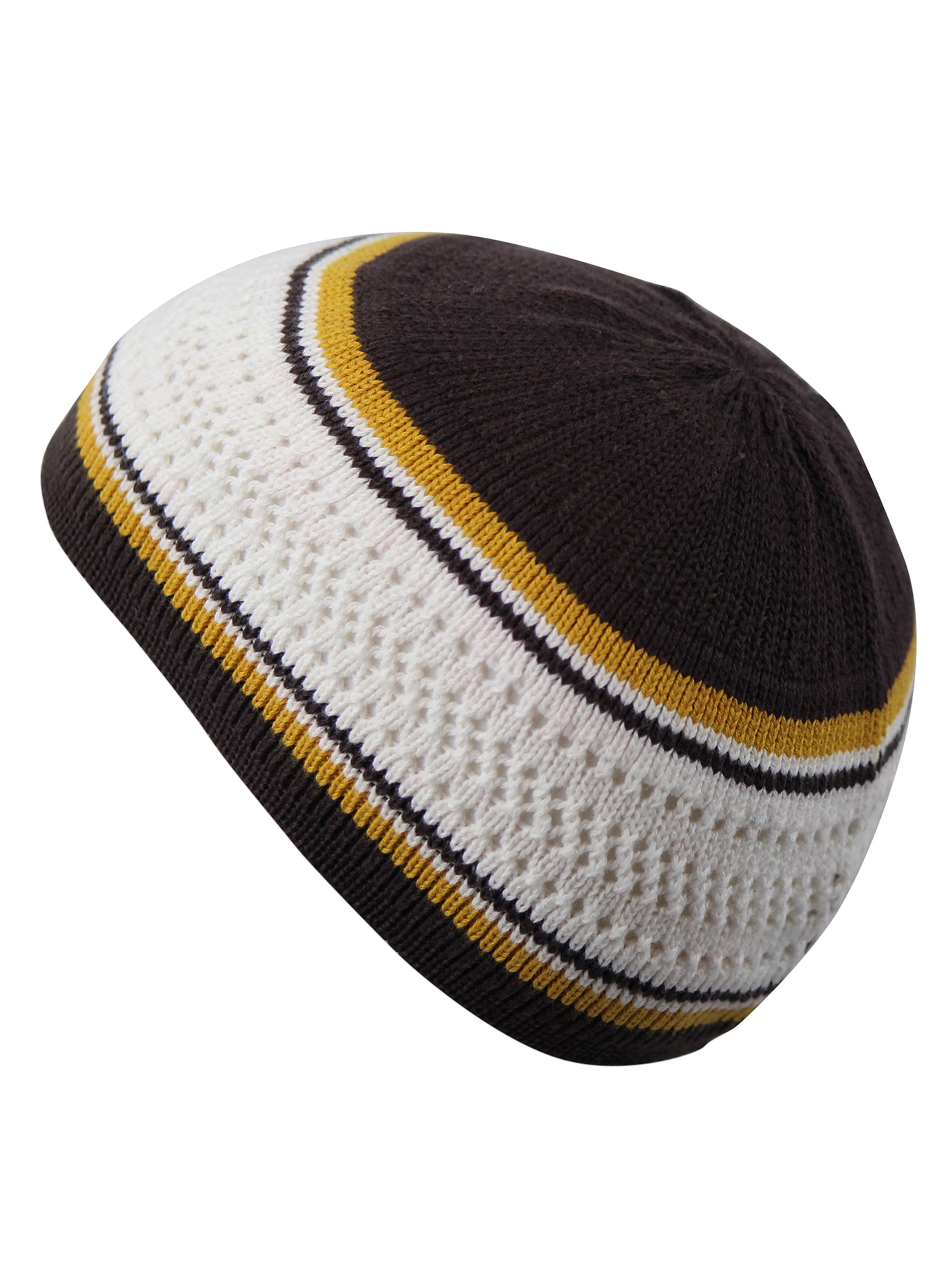 Striped Beanie Kufi Caps Featuring Cool Designs and Patterns - Walmart.com