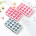Farfi Ice Cube Tray Stackable Reusable Silicone Cocktails Easy Release ...