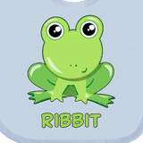 Inktastic Ribbit Cute Green Frog Boys or Girls Baby Bib - Walmart.com