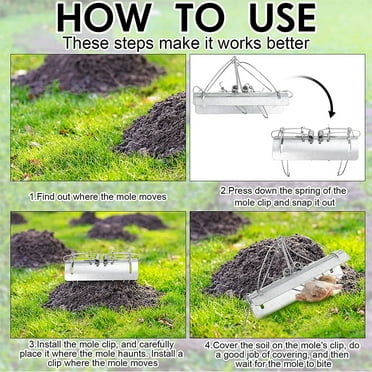 "GopherHawk Single Trap for Gophers and Moles, Large Outdoor Areas, GH ...