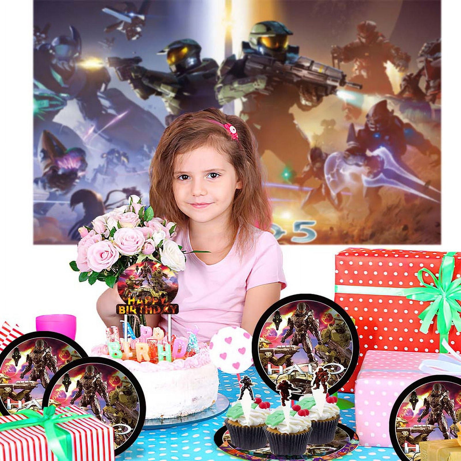 Halo Birthday Party Decor Ideas The Master Chief Birthday Party
