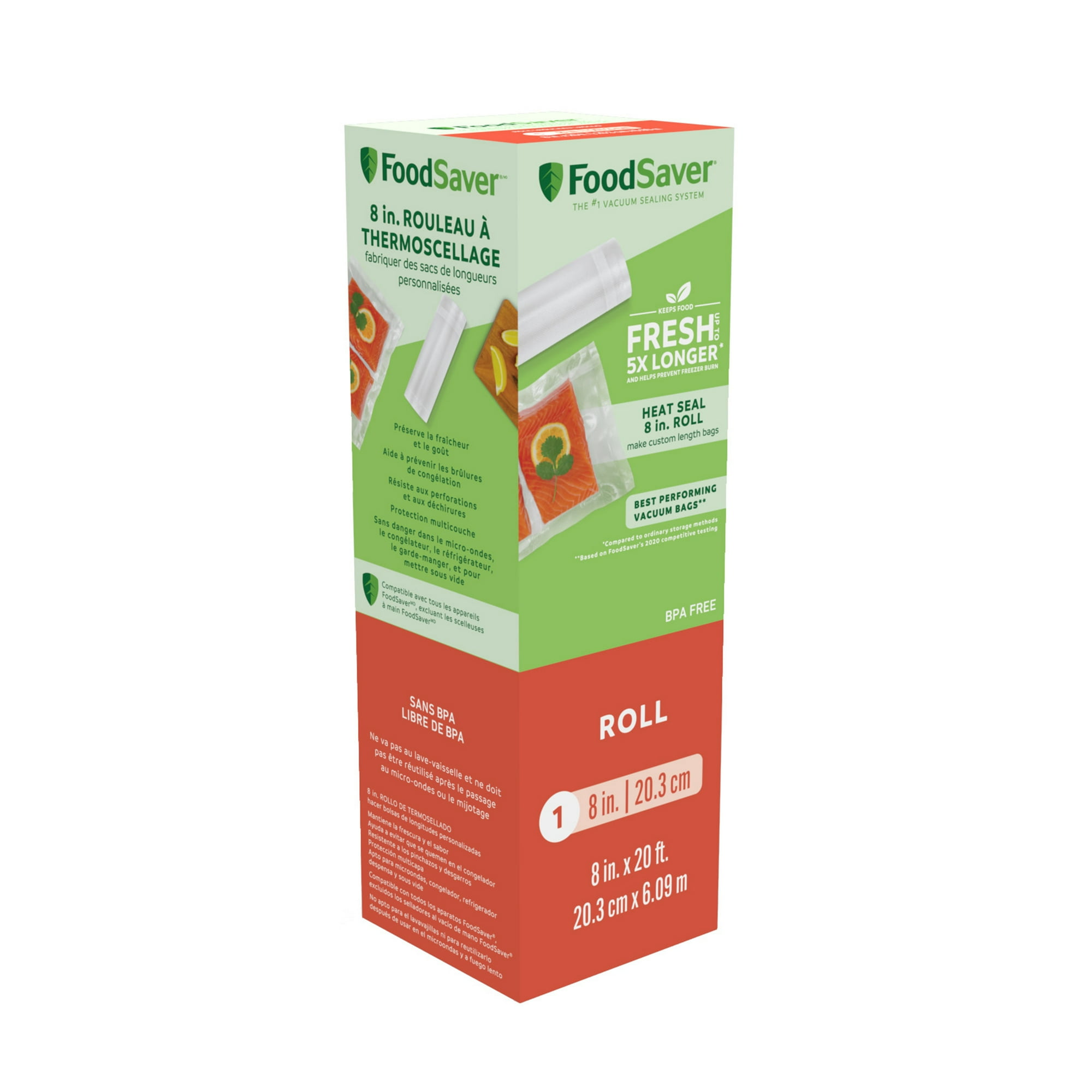 Click here for Foodsaver 8 X 20 Vacuum Sealer Roll (20.3 Cm X 6.0... prices